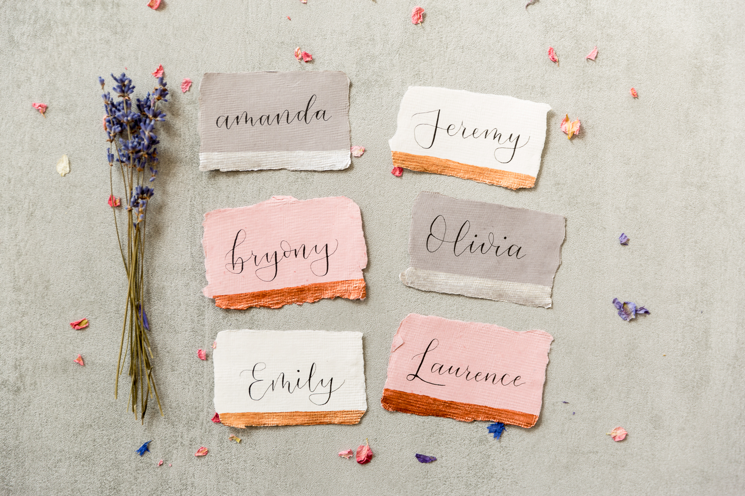 Calligraphy Place Cards - Calligraphy by Kiki
