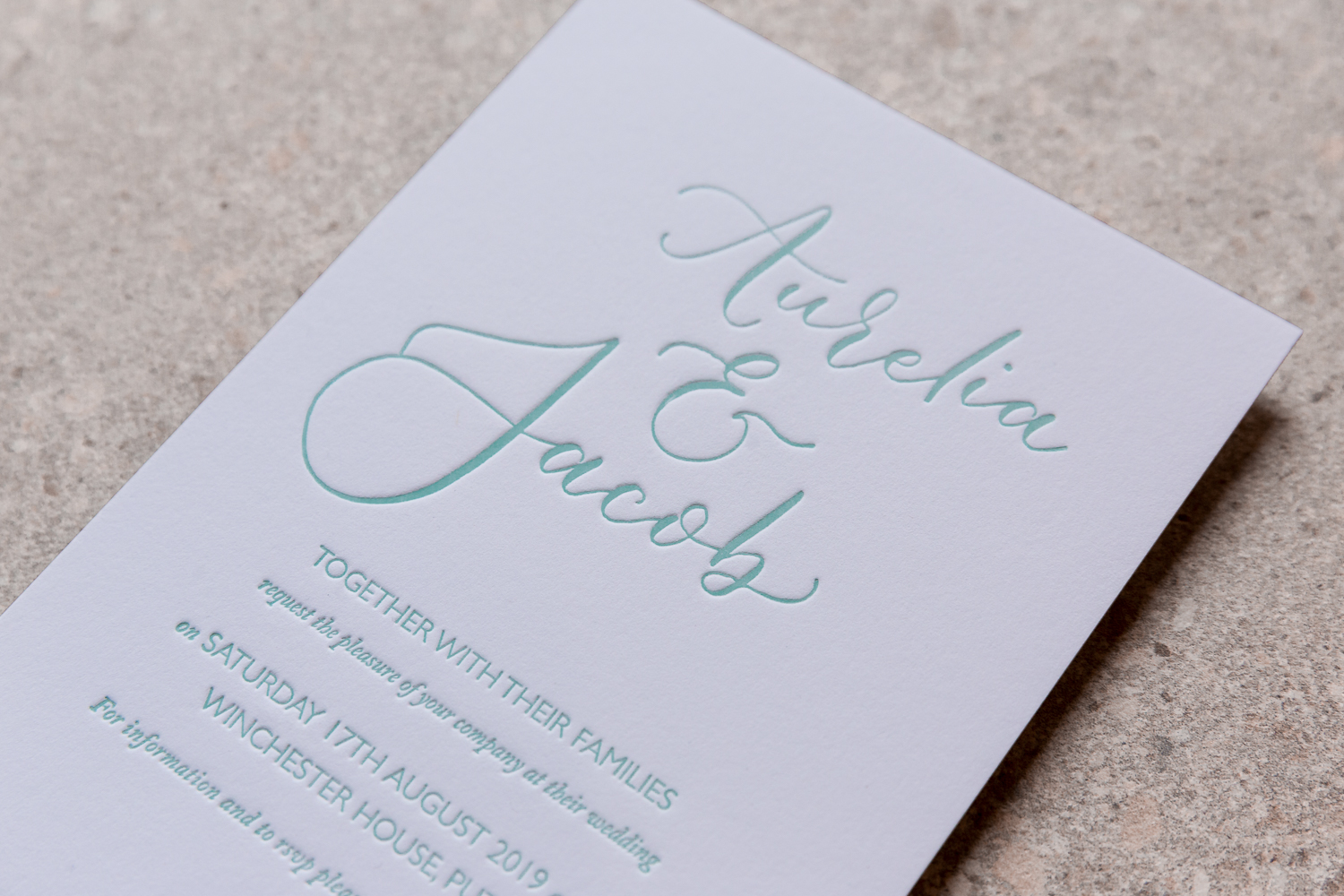 Calligraphy Wedding Invitations - Calligraphy by Kiki